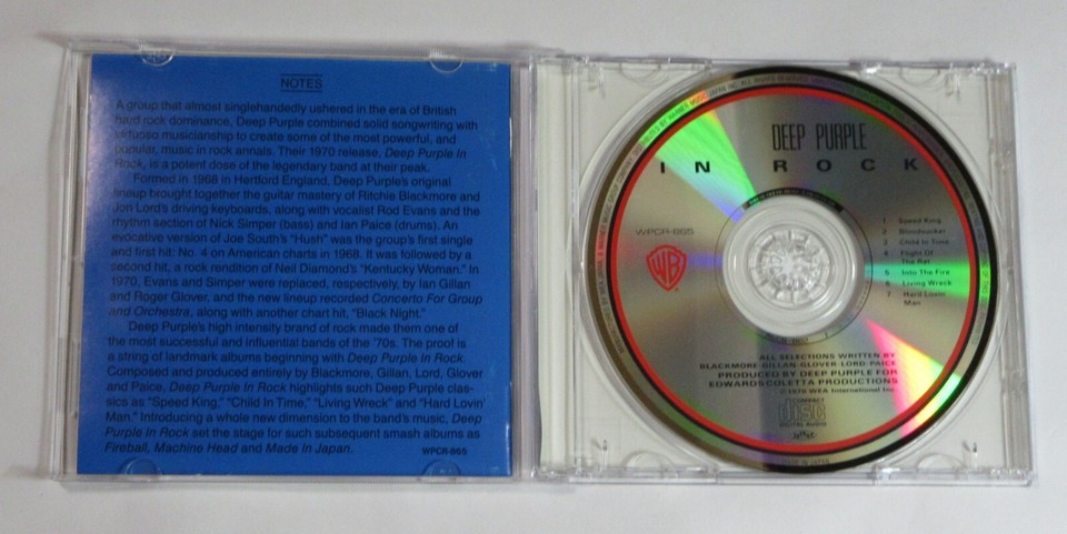 Deep Purple – Deep Purple In Rock JAPAN CD | eBay UK
