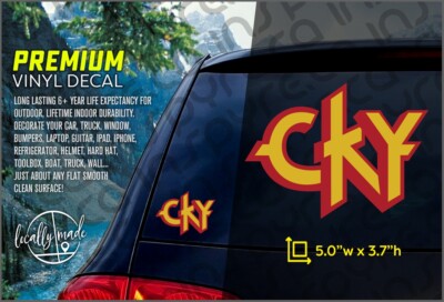 CKY Decal / Sticker 5in Outdoor Vinyl Window Decal Sticker | eBay