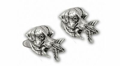 Labrador Retriever Cufflinks Jewelry Sterling Silver Handmade Dog ...