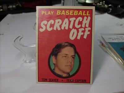 1971 Topps Scratch-Offs Baseball (RED) #19 Tom Seaver New York Mets 71 ...