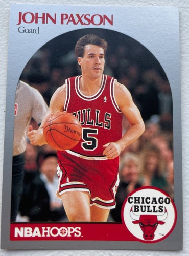 1990 NBA HOOPS JOHN PAXSON Chicago Bulls NBA CARD #67 | eBay