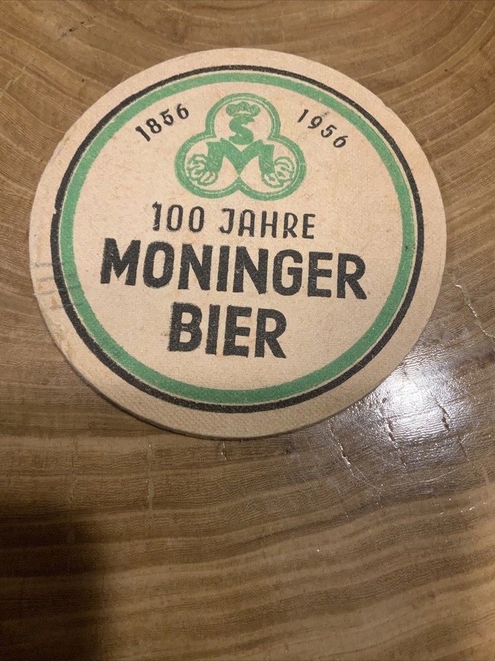 1950’s 100 Jahre Moninger BIER Beer Coaster | eBay