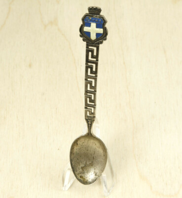 Greece Kingdom Coat of Arms Vintage Silver Spoon 11.3cm Meander | eBay