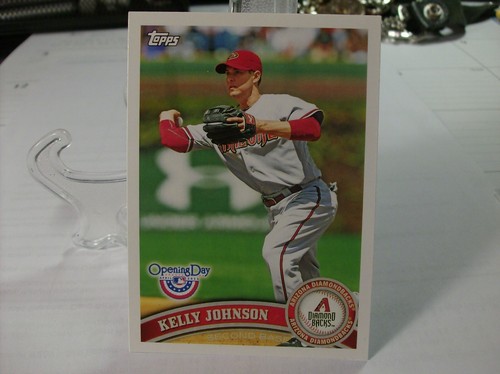 2011 Topps Opening Day #197 - Kelly Johnson - Arizona Diamondbacks 11 ...