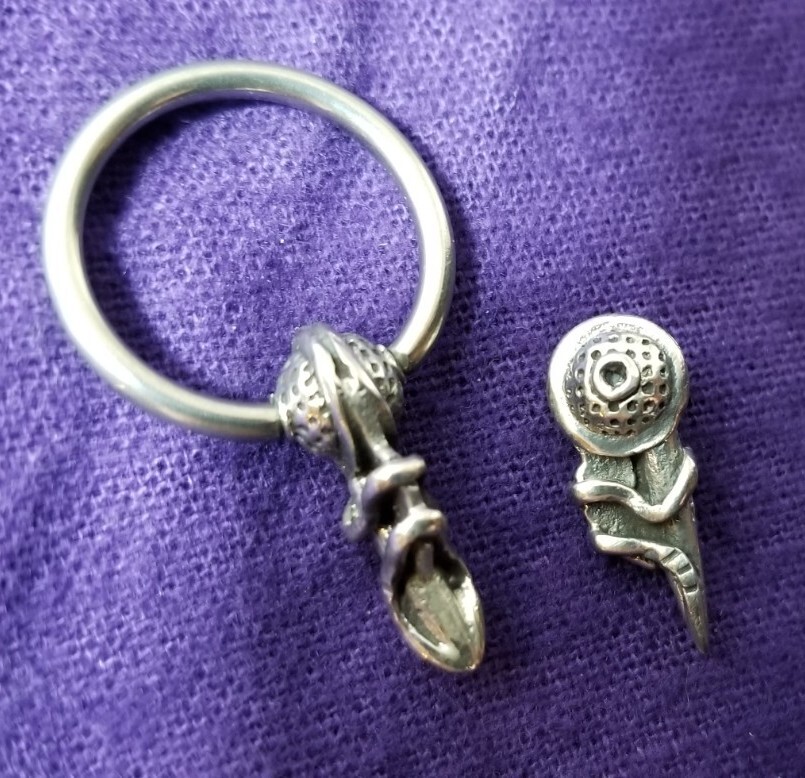 CBR Alien Charm Nipple Giger Insectoid Talon Piercing… - Gem