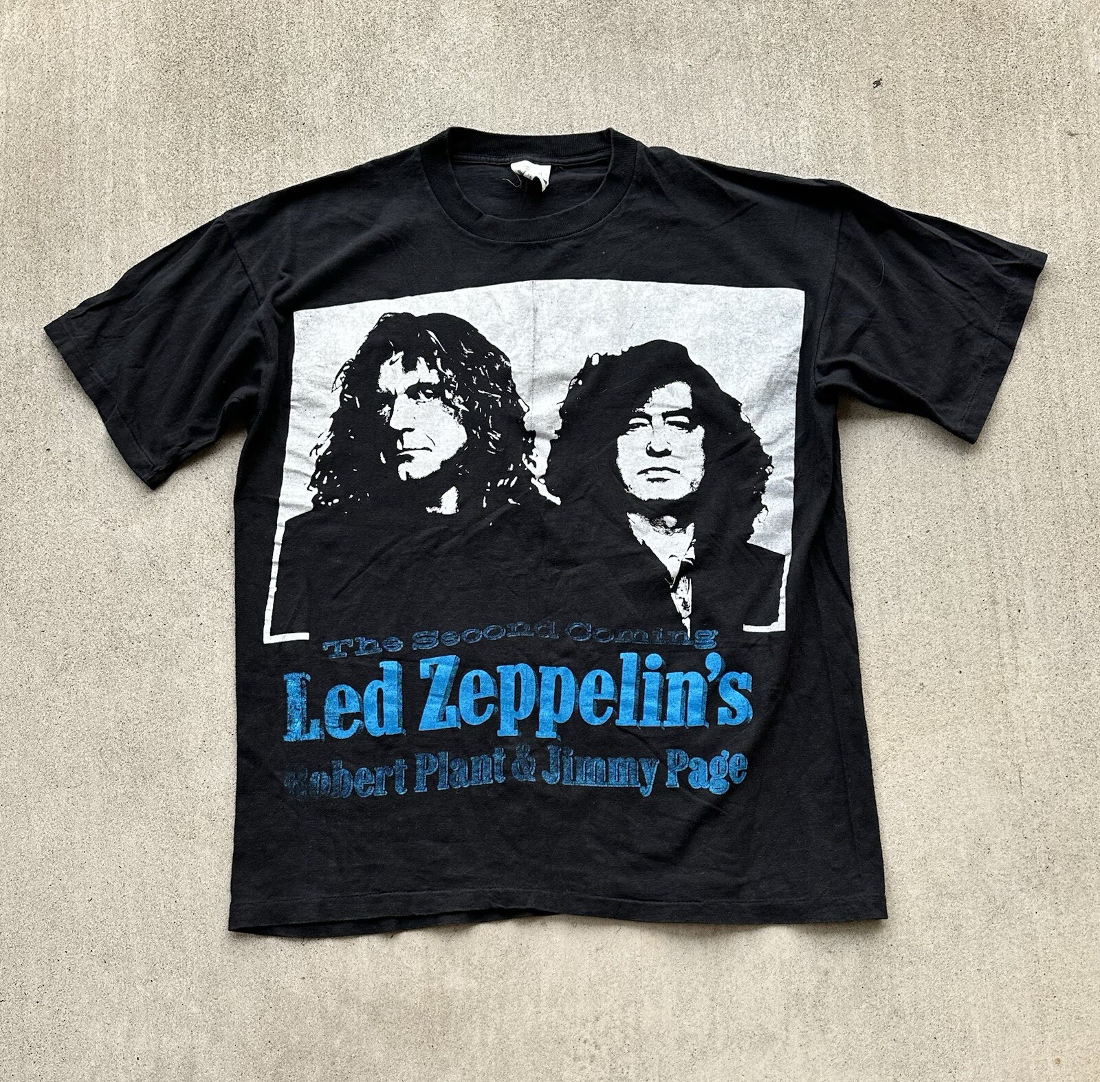 Vintage Led Zeppelin Tee Shirt 90s Single Stitch Parking Lot Concert ...