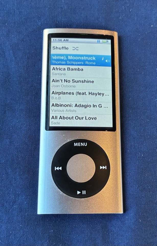 Apple iPod Nano 5th Gen 16GB Silver A1320 w/ Video Camera Tested Good ...
