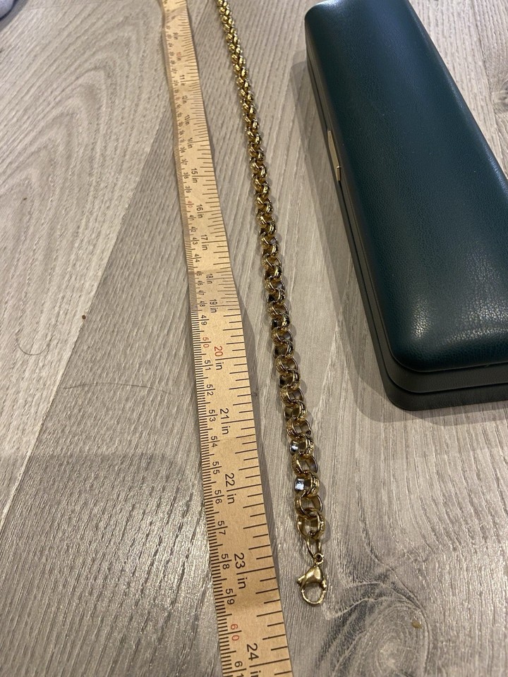 Brand New Big Gold Belcher Chain With Box | eBay UK