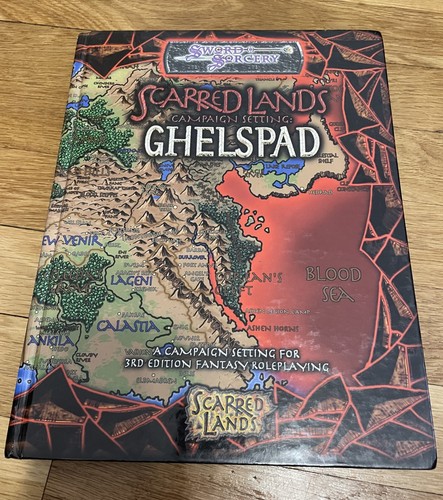Dungeons & Dragons Scarred Lands Campaign Setting Ghelspad HC D20 | eBay