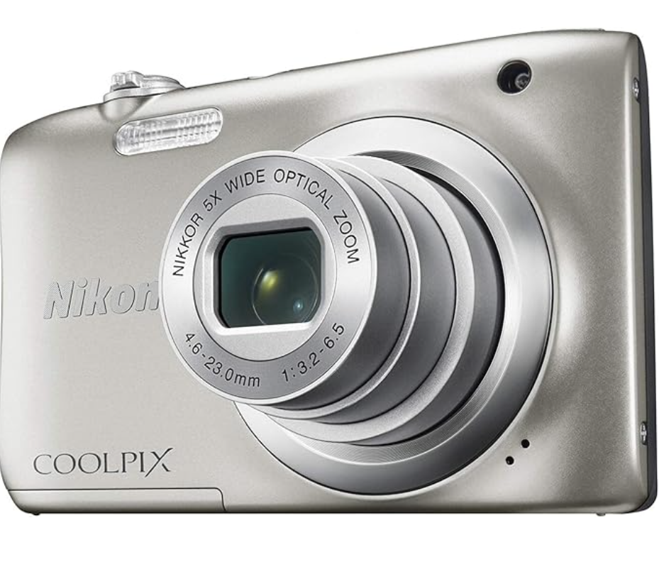Nikon Digital Camera COOLPIX A100 5x Optical 20.05 Million Wins Silver ...