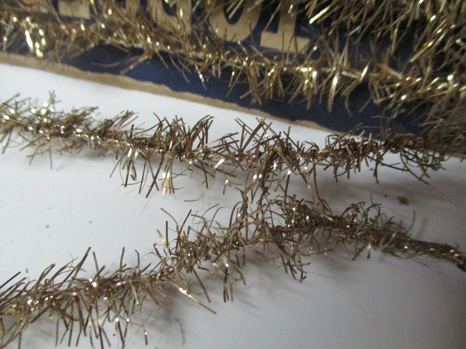 210 Inches Old Lead Tinsel Rope Christmas Garland - #8 | eBay