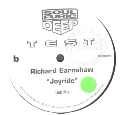 Richard Earnshaw - Joyride - 2013 SOULFURIC Deep - USA - SFD0016 | eBay.de