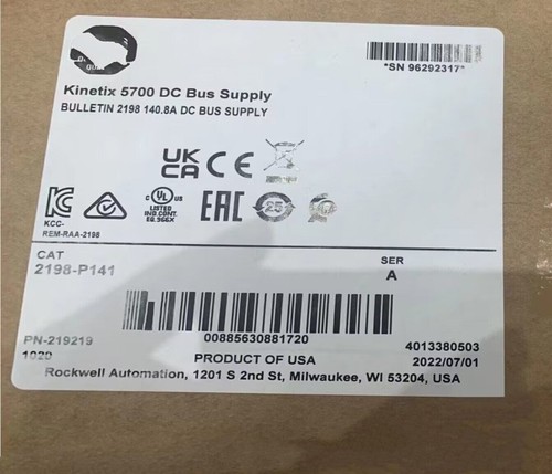 New Sealed AB 2198-P141 SER A Kinetix 5700 DC Bus Supply Allen Bradley ...