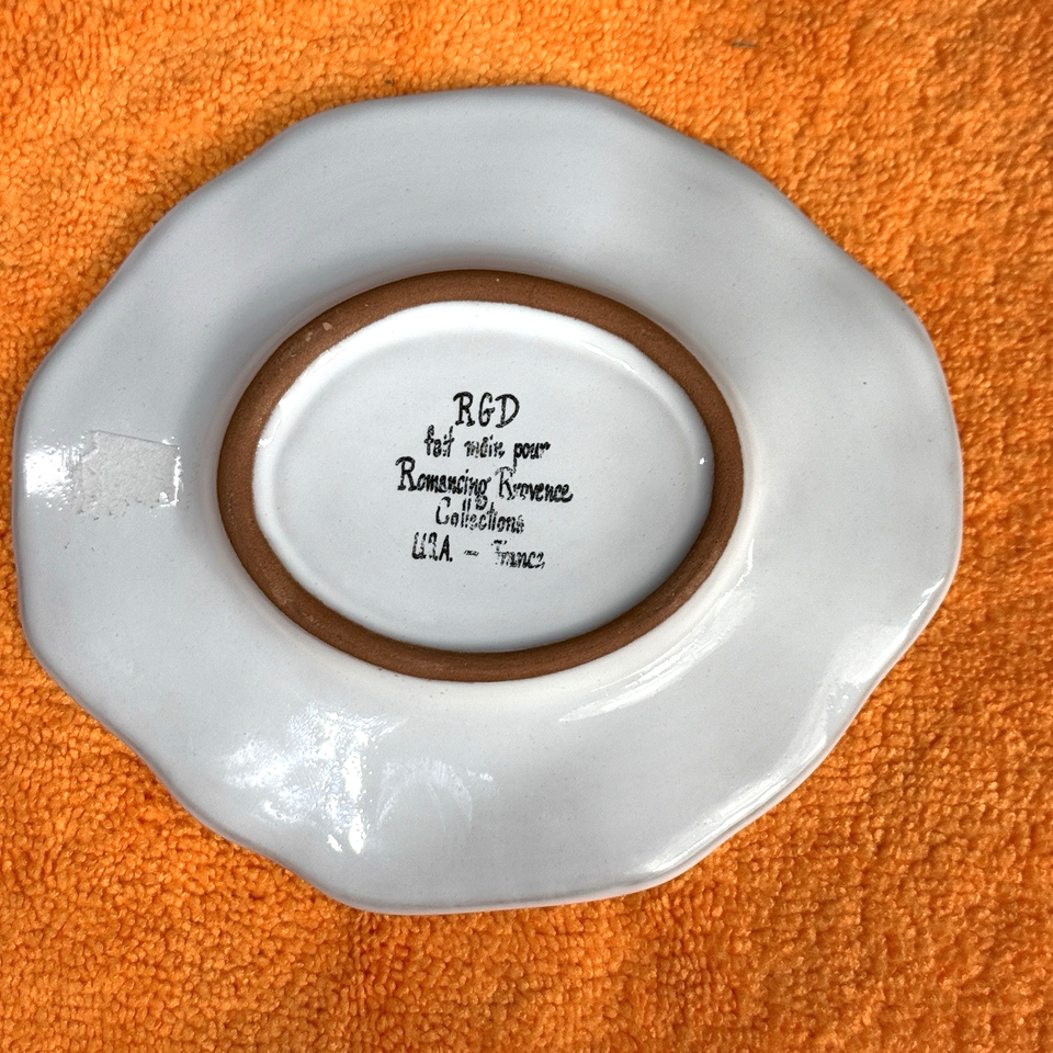 VINTAGE RGD Romancing Provence Collections, 5" Plate USA-FRANCE | eBay