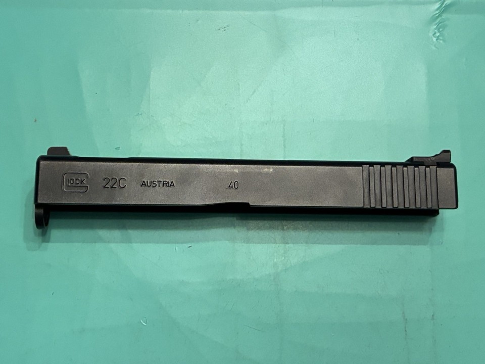 USED OEM GLOCK 22C GEN 3 COMPLETE SLIDE BARREL GUIDE ROD SPRING .40 CAL ...