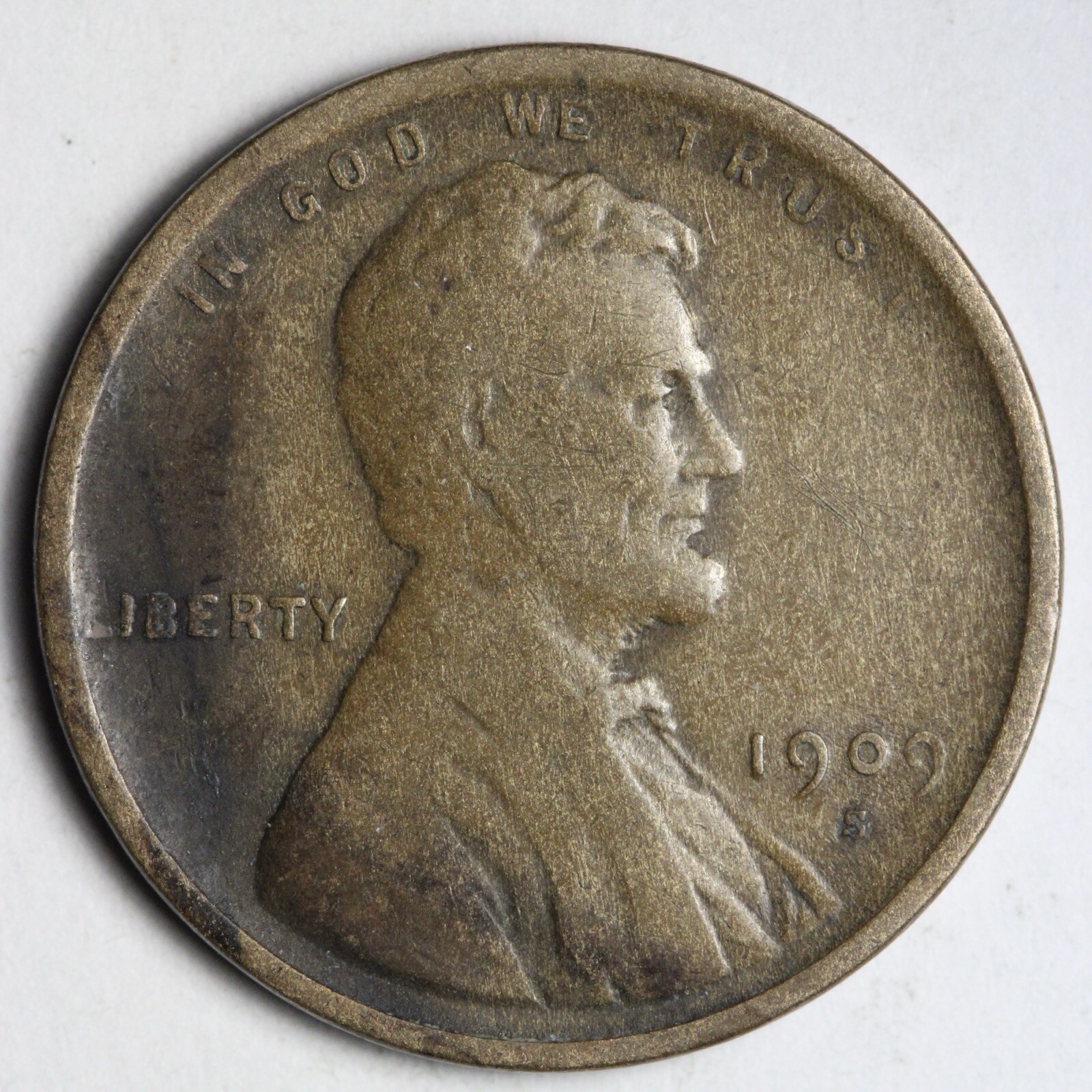 1909-S/S Lincoln Wheat Cent Penny FINE+/VF RARE KEY DATE! E739 THM | eBay