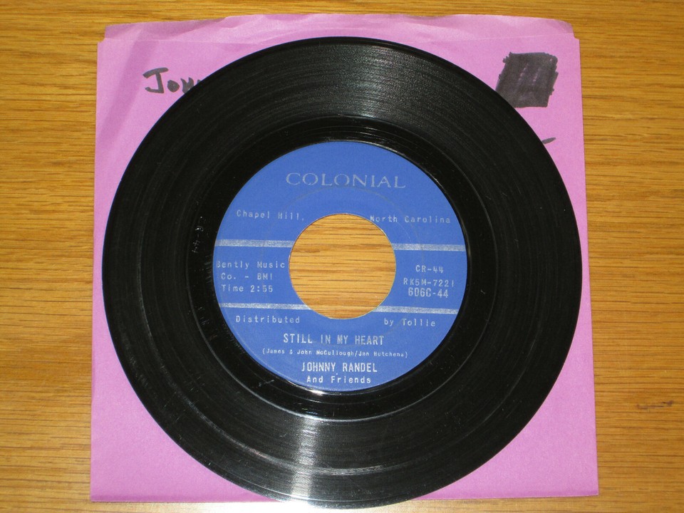 INSTRUMENTAL 45 RPM - JOHNNY RANDEL - COLONIAL 606 "DO RIGHT/STILL IN ...