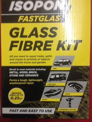 ISOPON Fastglass Resin & Glass Fibre Kit Small 5010796090210 | eBay UK
