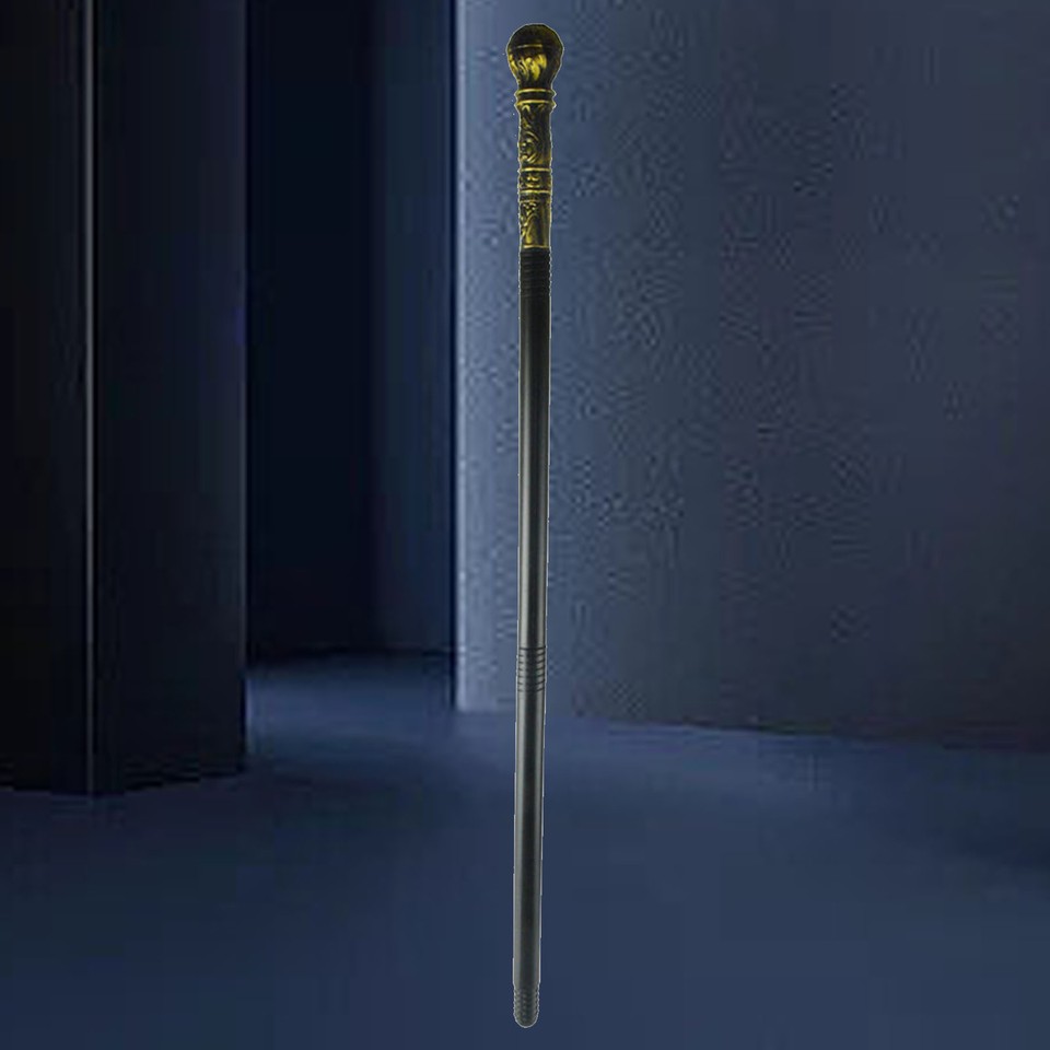 (Golden Bronze Round Head)Egyptian Style Walking Stick Plastic Egyptian ...