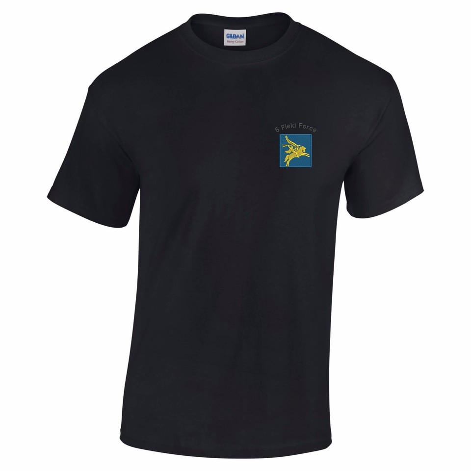 OFFICIAL 6 Field Force Embroidered T-Shirt | eBay UK