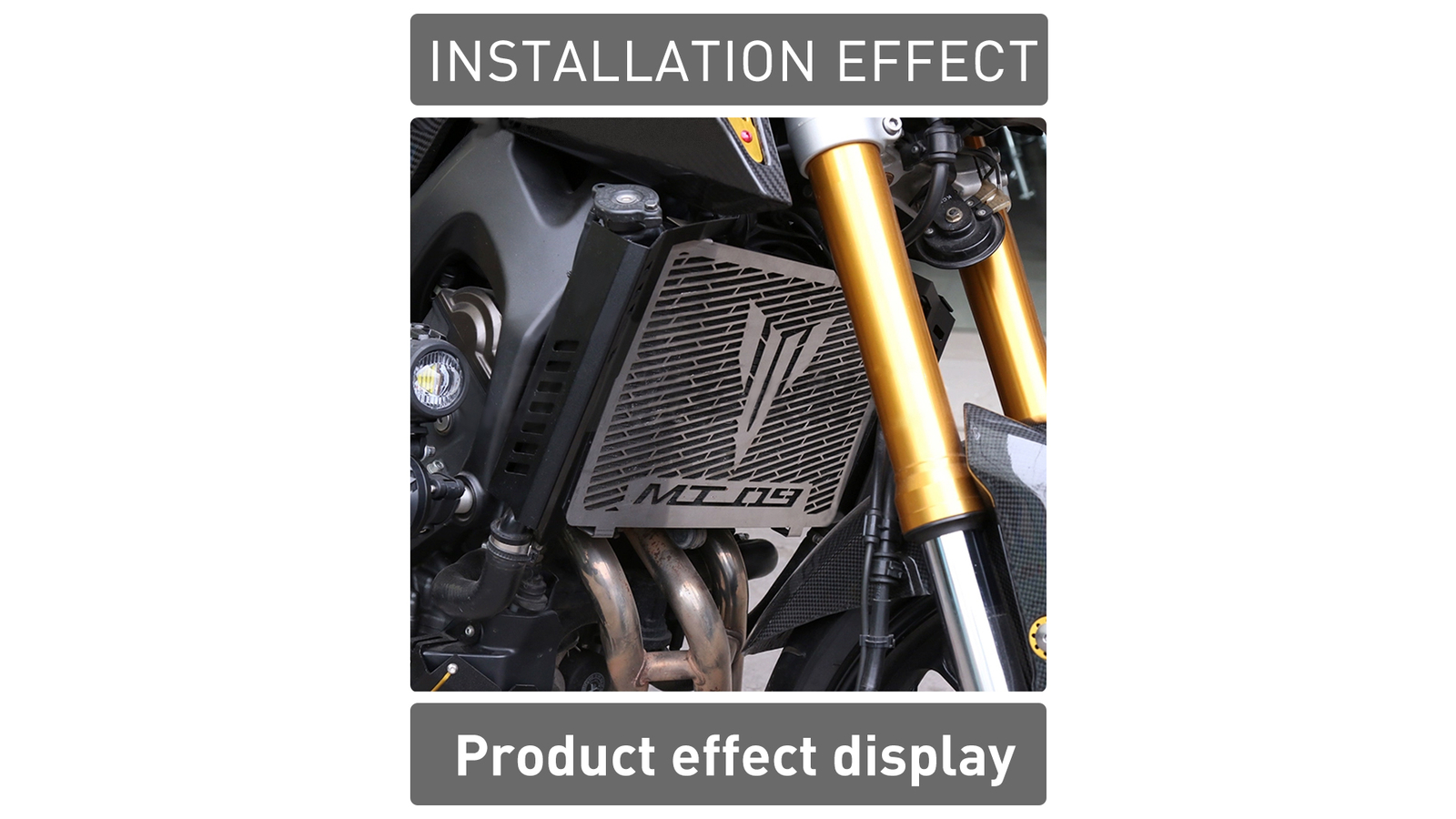 Radiator Grille Guard FOR YAMAHA FZ-09/FJ-09/MT-09/XSR900/TRACE900 ...