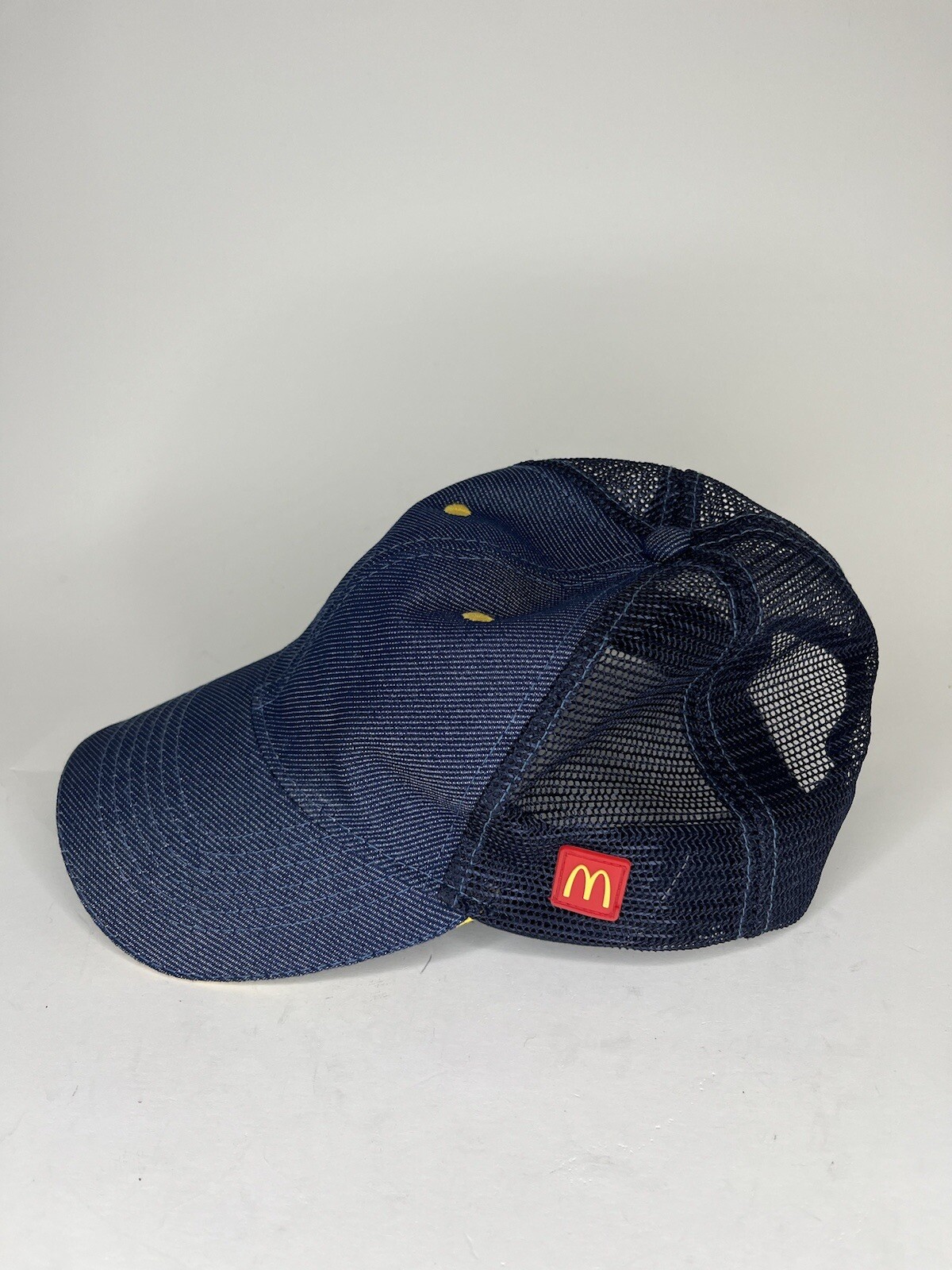 McDonalds Rubber Side Logo Snapback Hat Baseball Cap … - Gem