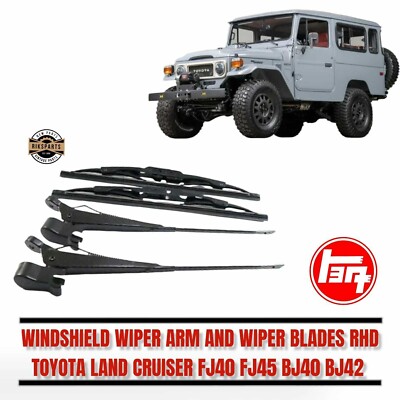 For Toyota FJ FJ45 BJ40 BJ42 LAND CRUISER WINDSHIELD WIPER ARM+WIPER ...