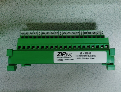 ZIP LINK ZL-RTB40 REMOTE TERMINAL BLOCK 40 PIN 30VDC 500A WOW!! | eBay