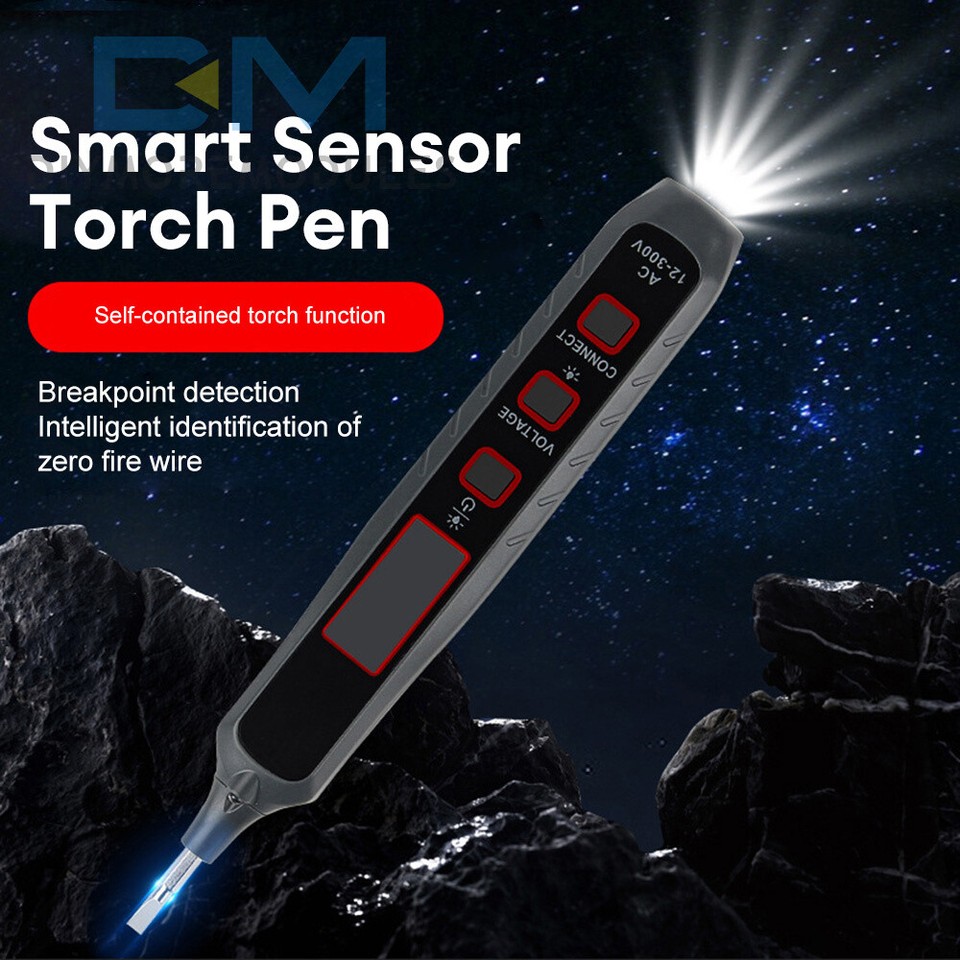AC/DC Non-Contact Electric Sensor Tester Pen Voltage Detector Test ...