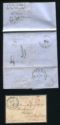 U.S.A. BOSTON BRITISH PACKET G.B. LIVERPOOL MARITIME 1849 | eBay