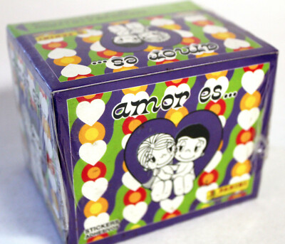 Panini Sticker AMOR ES LOVE IS LIEBE IST 2012 RARE BOX DISPLAY 50 ...