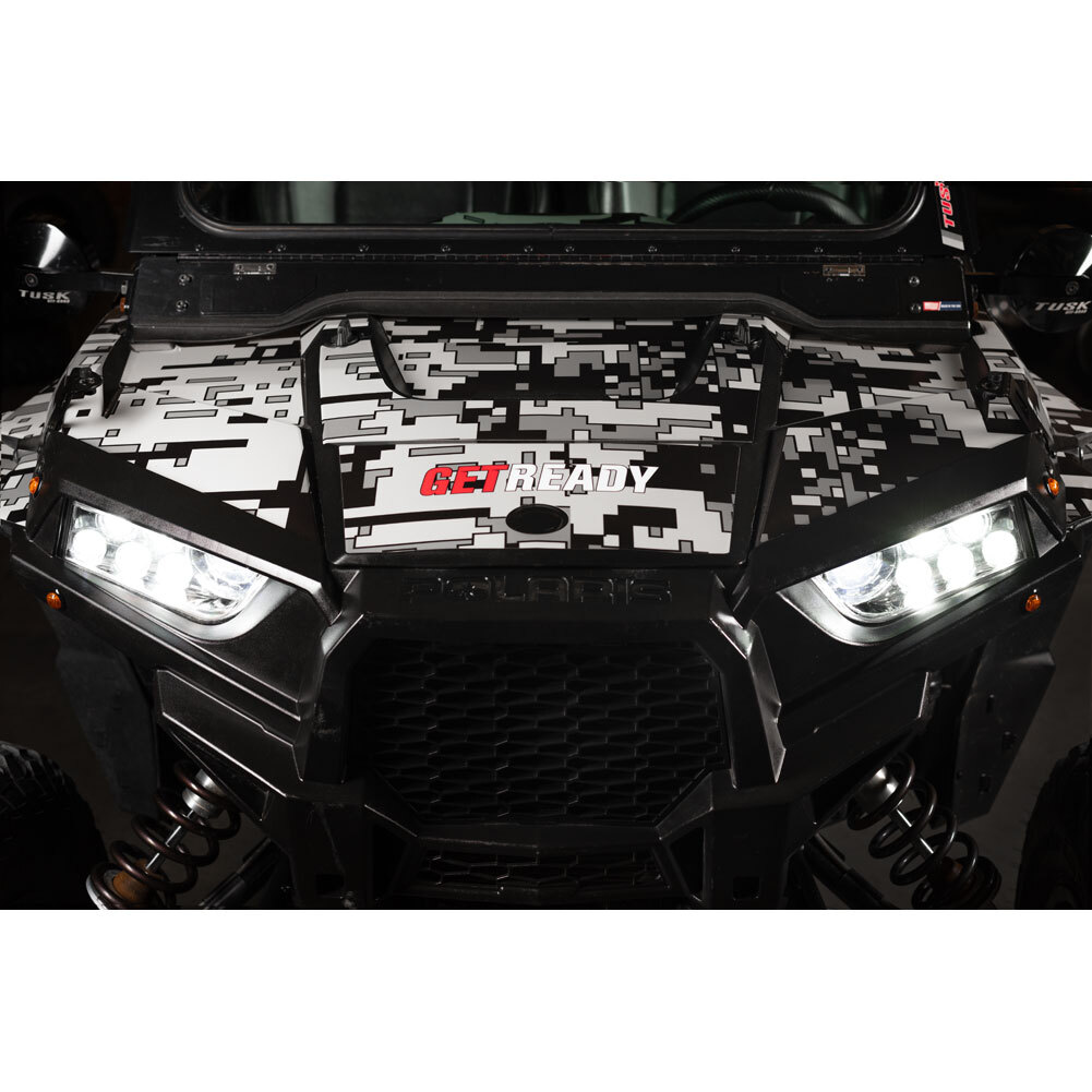 Attack Graphics Siege Complete UTV Graphics Kit Black/ Dark Grey Black ...