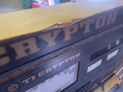 crypton diagnostic centre TI Crypton 322 motor master Retro 1980s ...