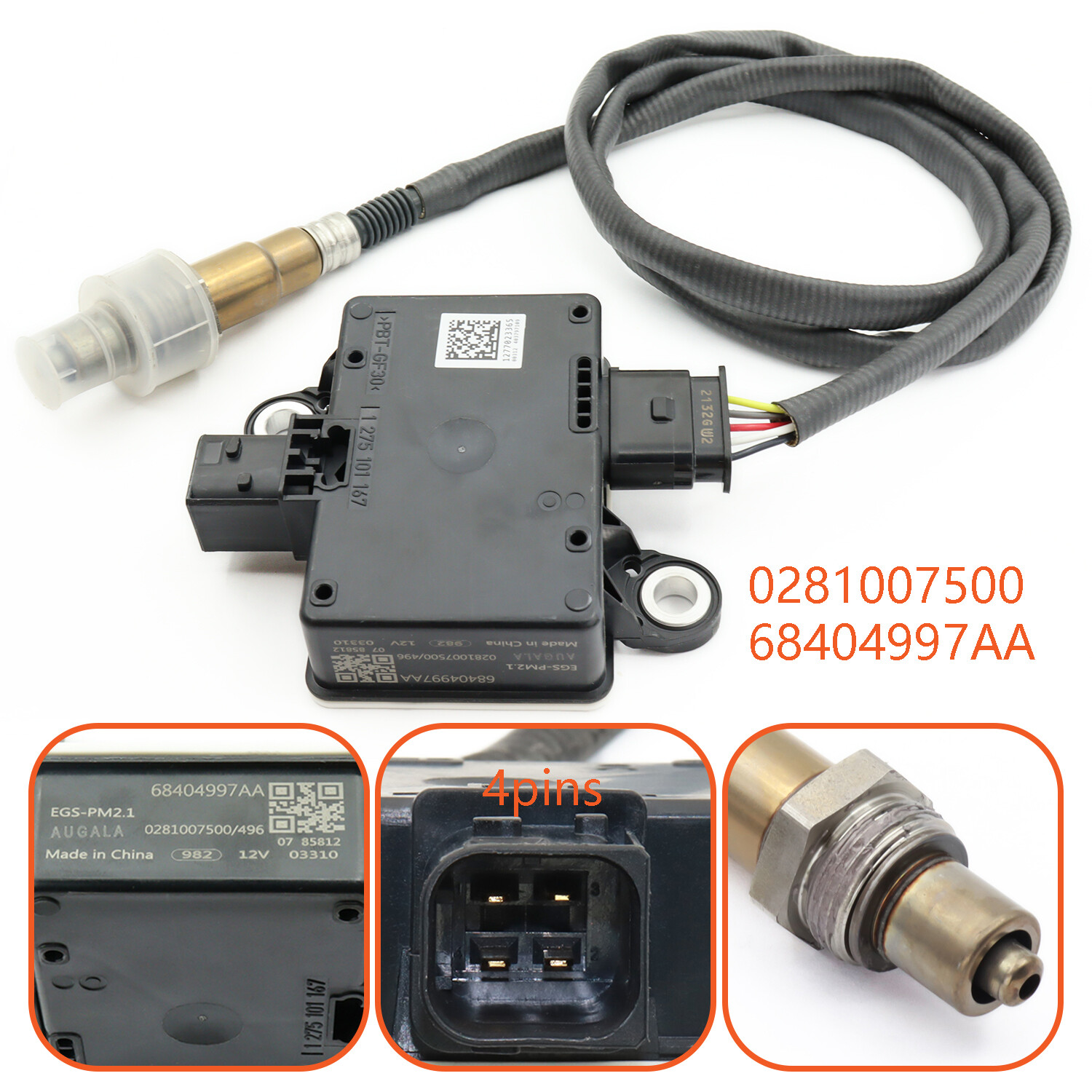 Particulate Matter Sensor 68404997AA 0281007500/496 for DODGE RAM 2500 ...