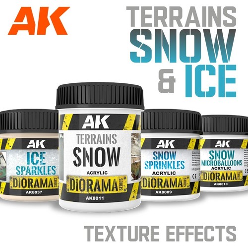 AK Interactive: Snow & Ice - Texture Effects - Range | eBay
