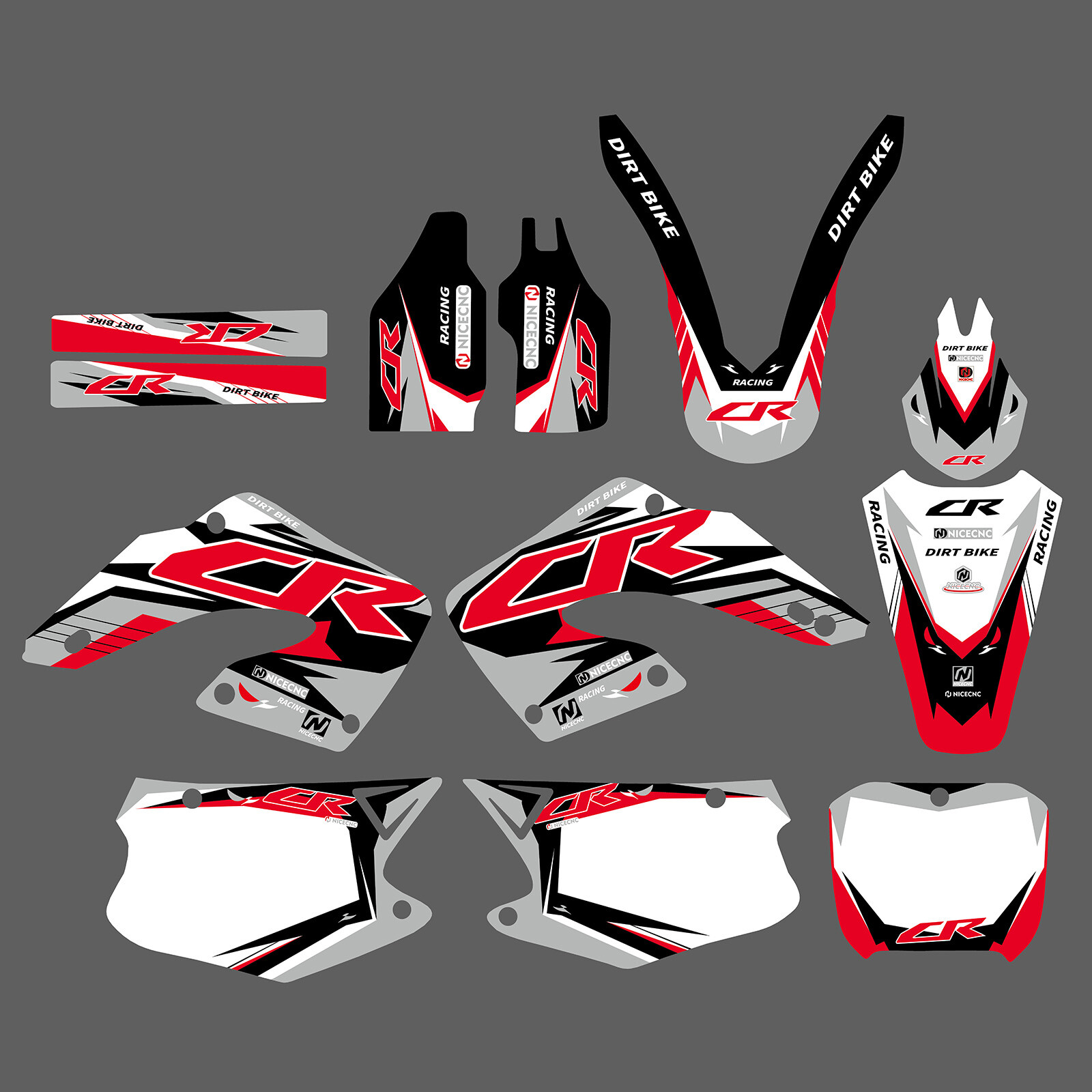 Graphics Decals Stickers Kit For Honda CR125R CR250R 2000 2001 cr 125r ...