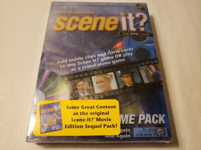 Scene It? Movie Edition Dvd GAME PACK New Sealed Free Shipping | eBay