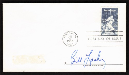 Bill Laskey Signed FDC Babe Ruth Stamp First Day Cover San Francisco ...