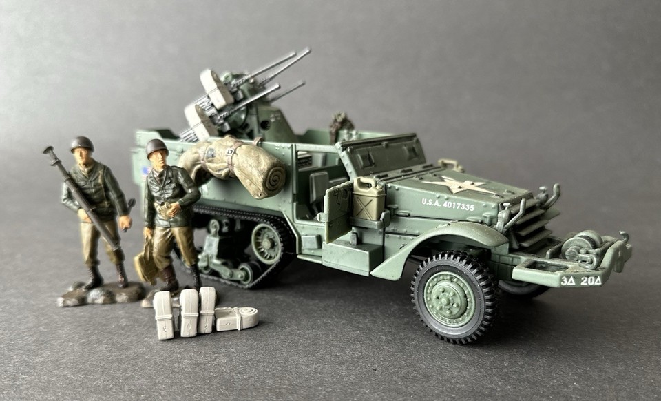 Forces Of Valor 1:32 WWII US Army M16 Quad .50 Cal AA Halftrack Unimax ...