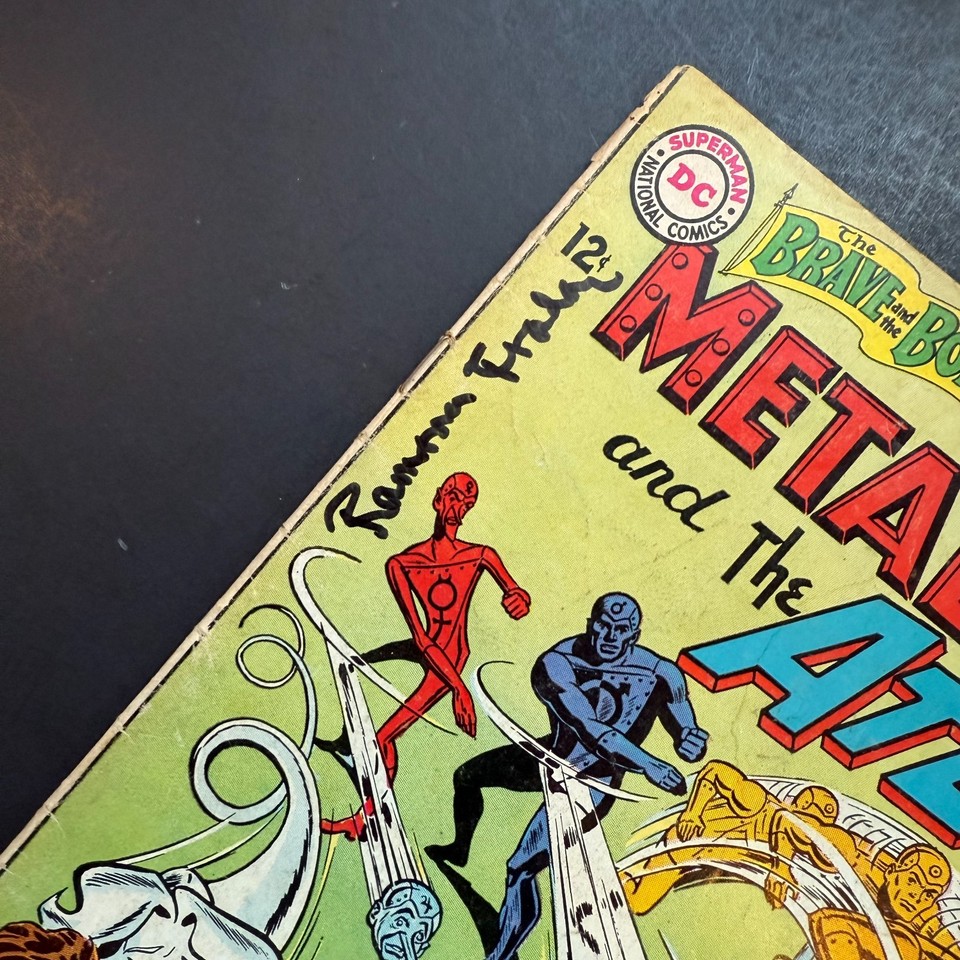 Brave and the Bold 55 SIGNED Ramona Fradon Silver Age comic book DC ...