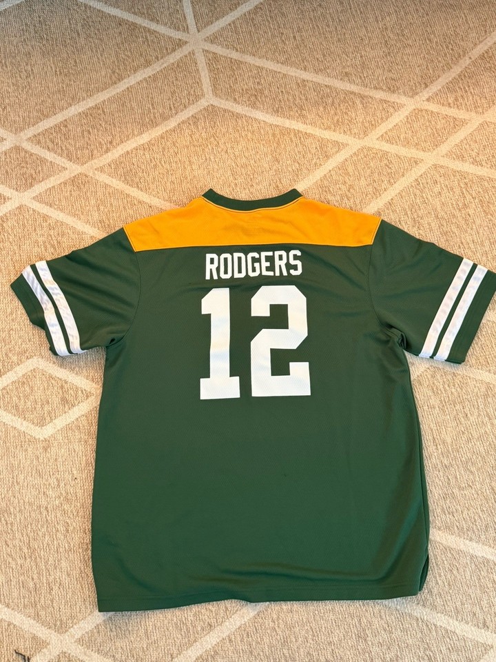 Majestic NFL Aaron Rogers Green Bay Packers Home Jersey Men’s Extra ...