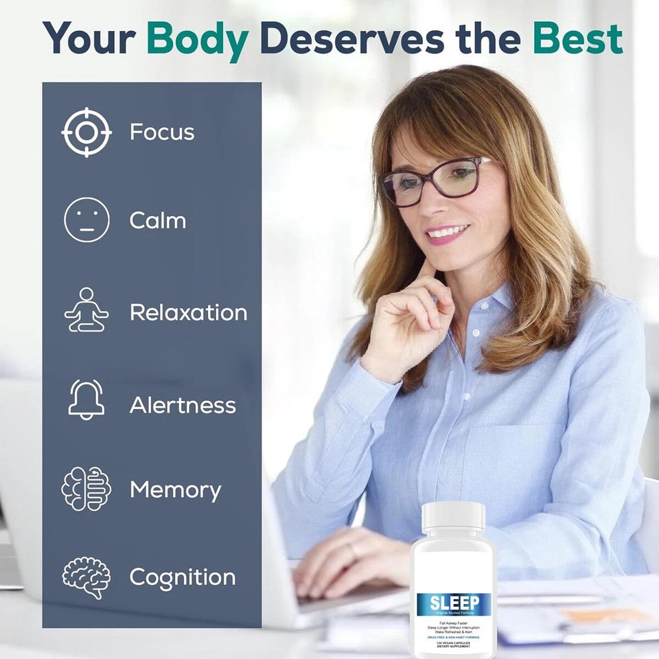 5 Packs Relaxium Sleep Natural Dietary Supplement for Better Sleep 120 Capsules | eBay