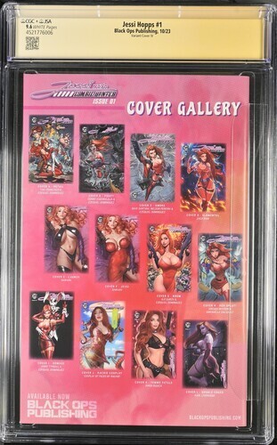 Jessi Hopps #1 CGC 9.6 SS White Jessica Rabbit Edition Signed Jamie ...