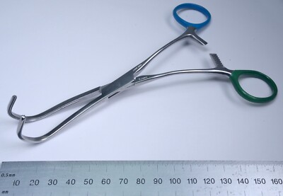 Codman Classic #37-1222 Anastomosis Clamp 7" Curved Stainless Steel ...