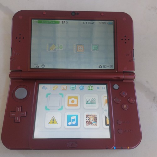 Nintendo 3DS XL Launch Edition Handheld Red Gaming System | eBay