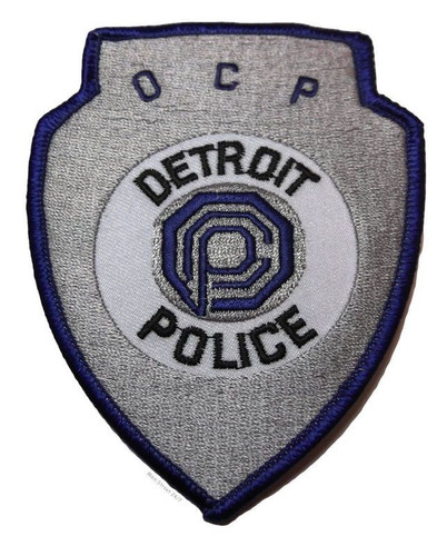 Robocop Movie OCP Detroit Police Logo 4 1/2" Tall Embroidered Patch | eBay