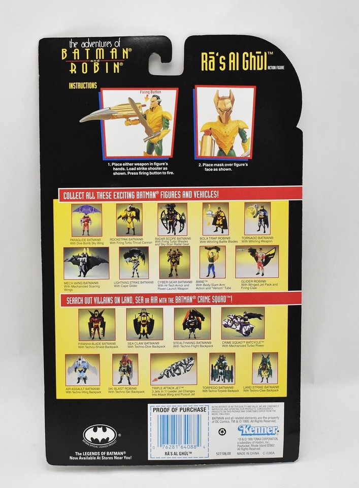 The Adventures Of Batman And Robin Ra's Al Ghul NEW Action Figure ...