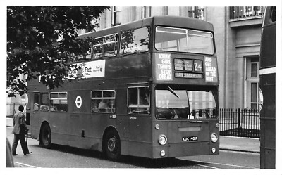 Vintage Photograph Double Decker Bus - Route 24 Hampstead Heath London ...