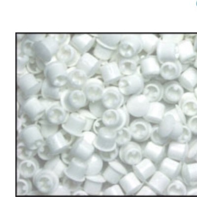 10 Pack 1/4inch white hole plugs cover window frames plastic, vinyl ...