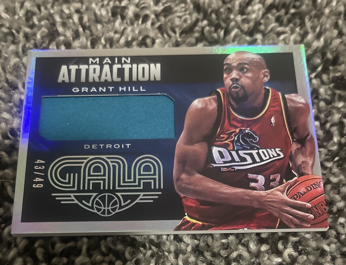 2014-15 Panini Gala Main Attraction Memorabilia /49 Grant Hill #20 HOF ...